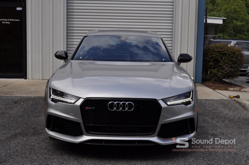 Gainesville Client Gets 2016 Audi RS7 Window Film From Sound Depot