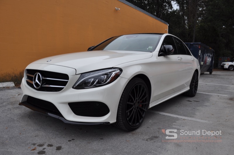 Mercedes-Benz C300 Audio And Cosmetic Upgrades For Ocala Client
