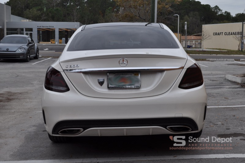 Mercedes-Benz C300 Audio And Cosmetic Upgrades For Ocala Client