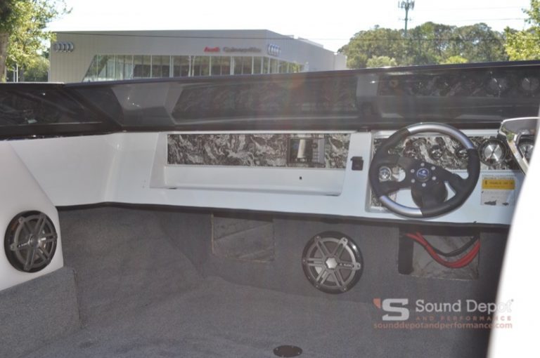 Custom Boat Audio System for Gainesville Boating Enthusiast