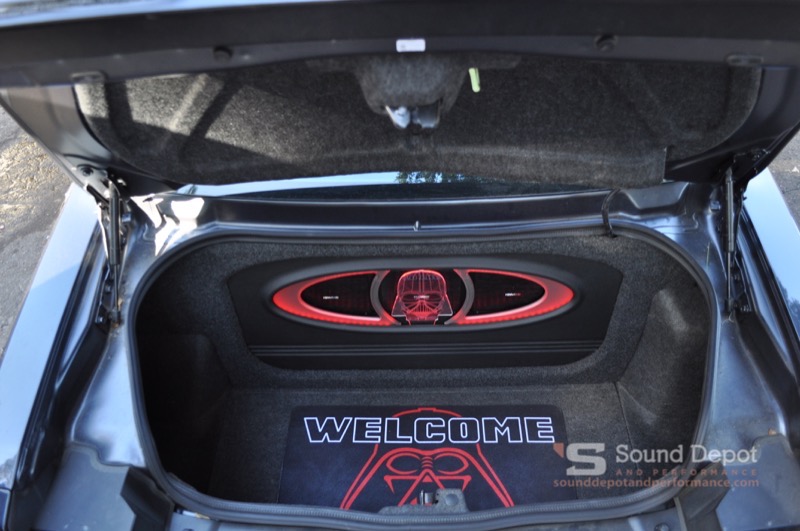 Star Wars Themed Dodge Hellcat Audio System for Gainesville Client