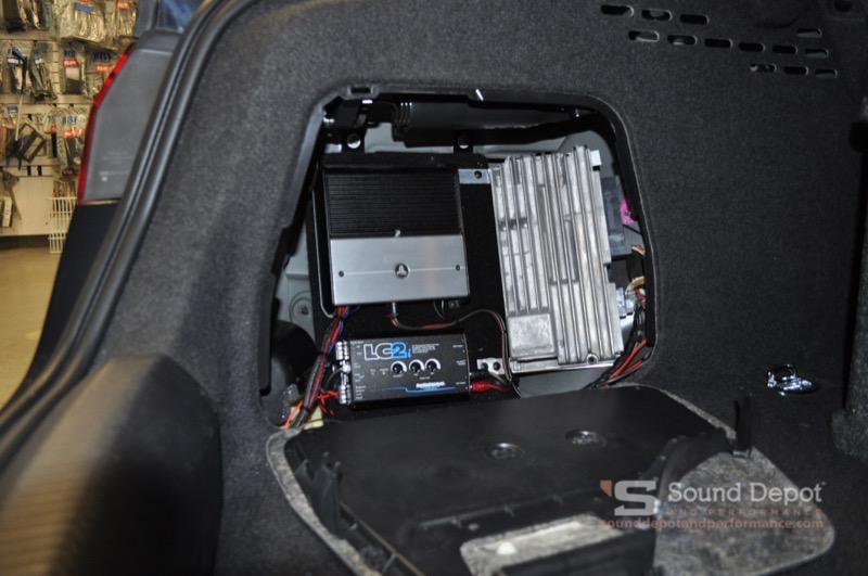 Audi A4 Subwoofer System for Gainesville Client