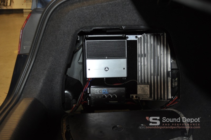 Audi A4 Subwoofer System for Gainesville Client