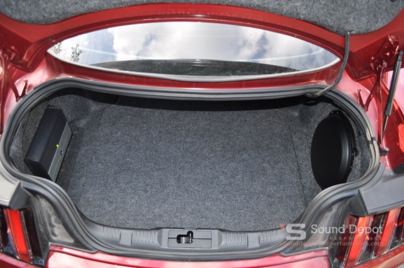 Ford Mustang Subwoofer & Speaker Upgrade for Repeat Gainesville Client