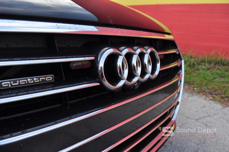 Audi A8 Radar Detector and Window Tint for Gainesville Client