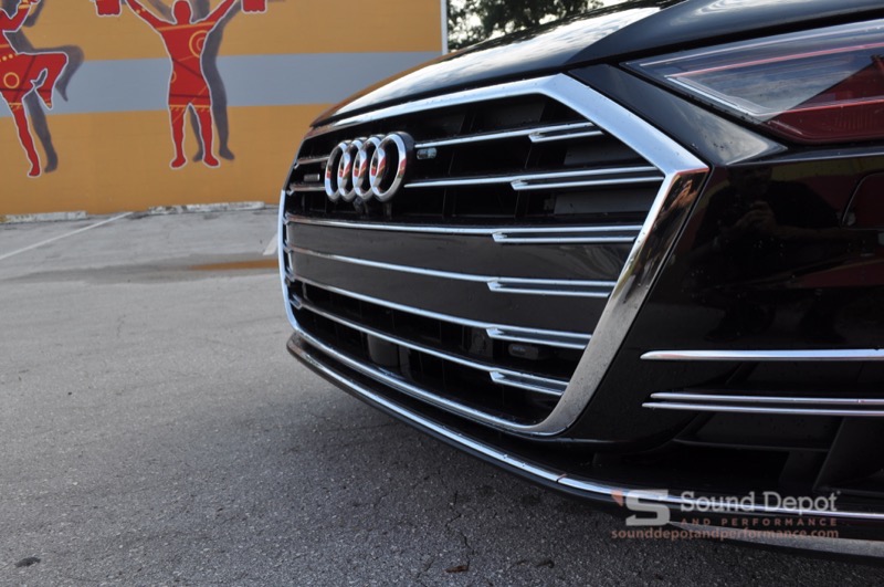 Audi A8 Radar Detector and Window Tint for Gainesville Client